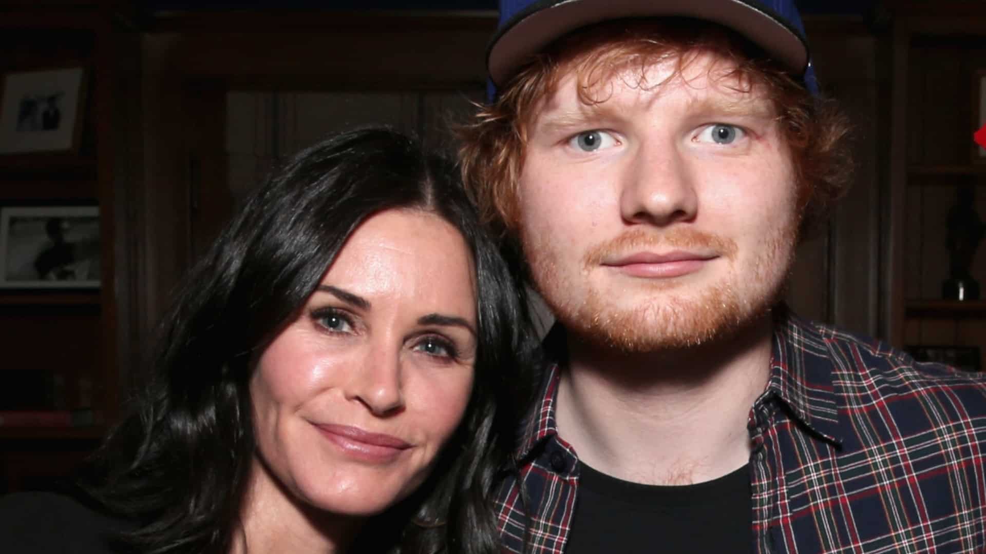 Courteney Cox, Ed Sheeran recreate Monica and Ross’ sibling dance routine