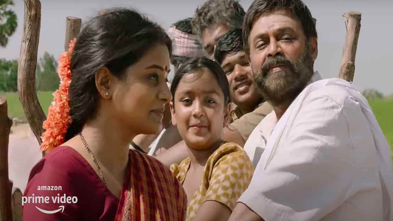 Narappa trailer - An intense Venkatesh shines in a raw, gory rural drama