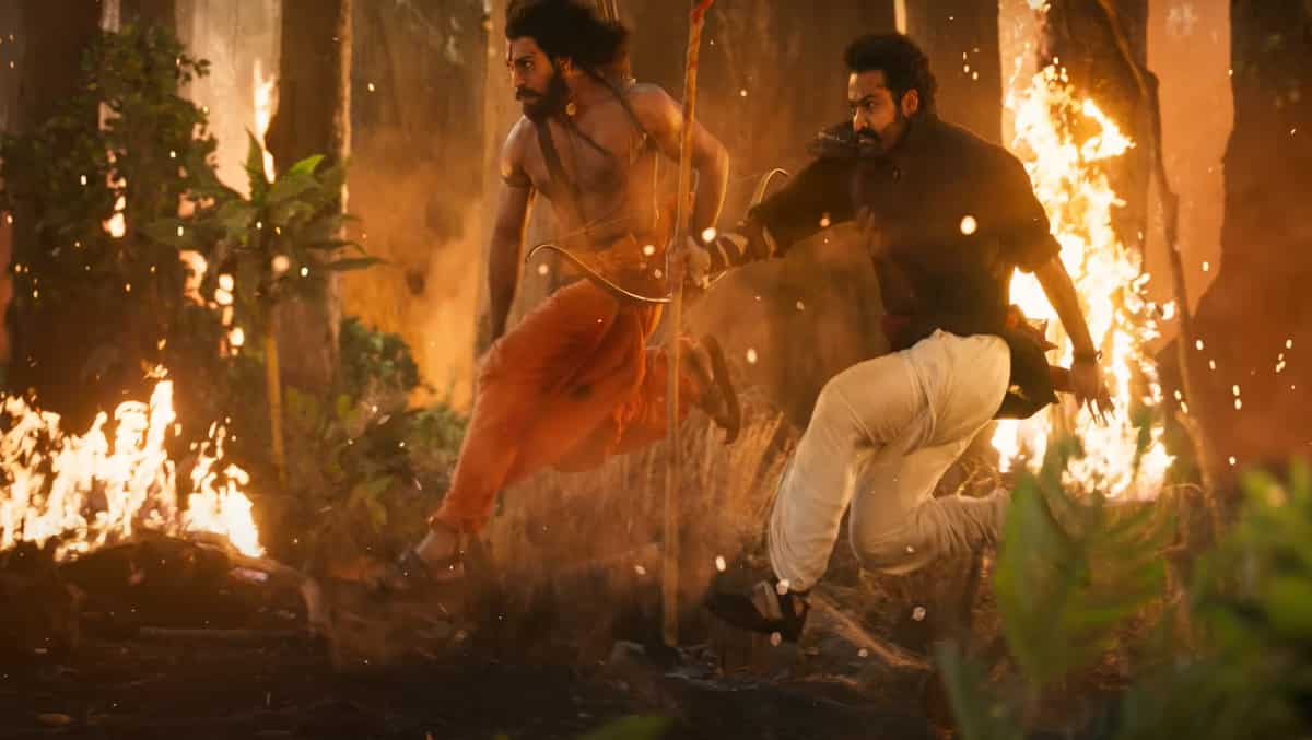 RRR trailer: Ram Charan, Jr NTR rise as the sons of the soil, fight the ...