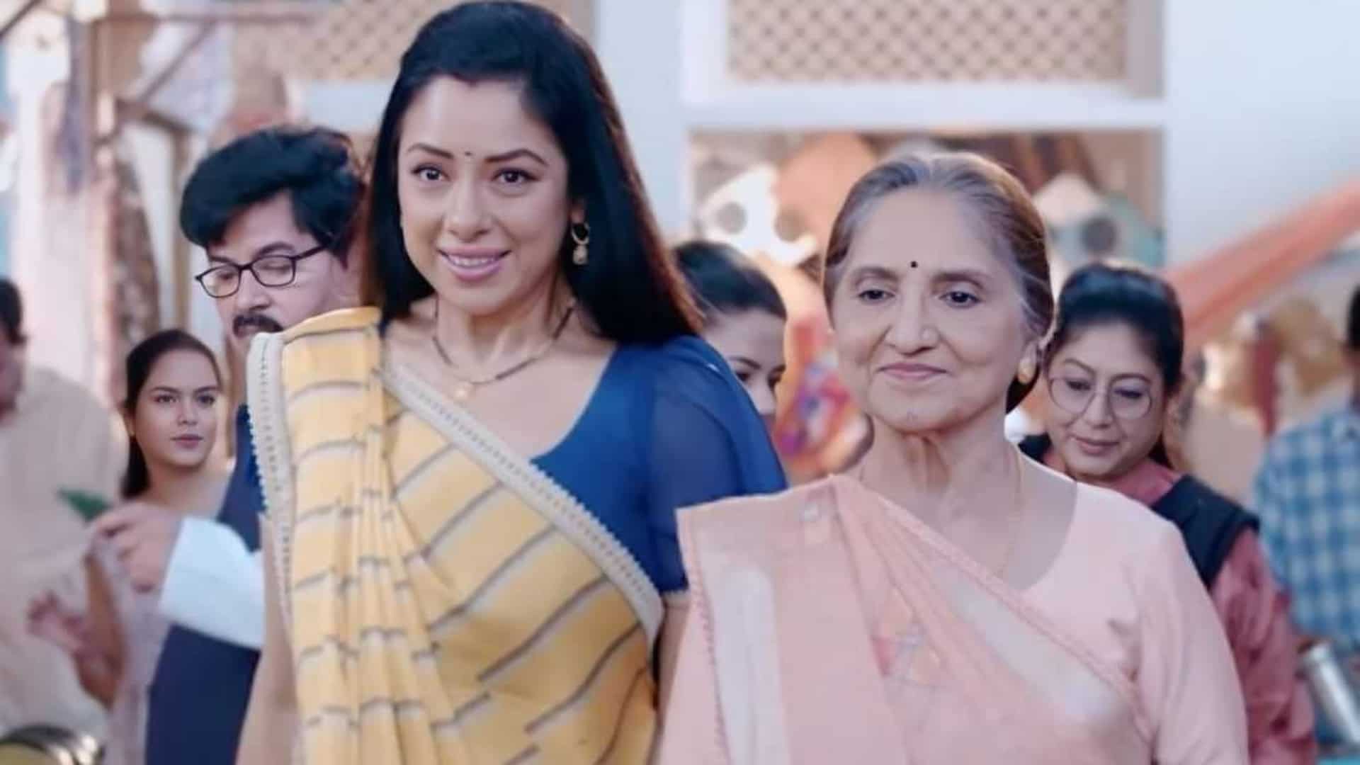 Anupama Namaste America promo: Sarita Joshi as Rupali Ganguly's Moti ...