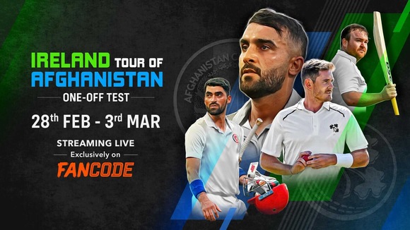 Afghanistan vs Ireland - The Test You Can't Miss Watch Live Online On ...