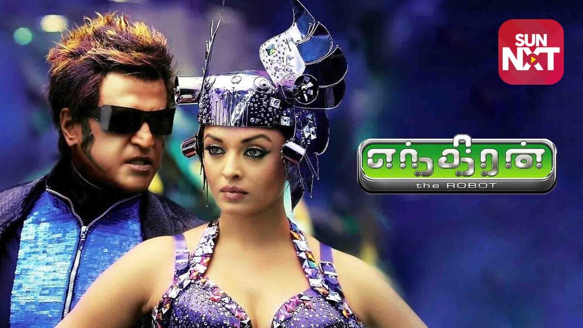Enthiran 2010 watch online OTT Streaming of movie on Sun NXT,Sun NXT,Jio Cinema,MX Player,iTunes ...
