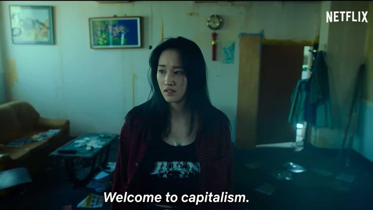 Money Heist Korea Joint Economic Area Review Garnished With Korean