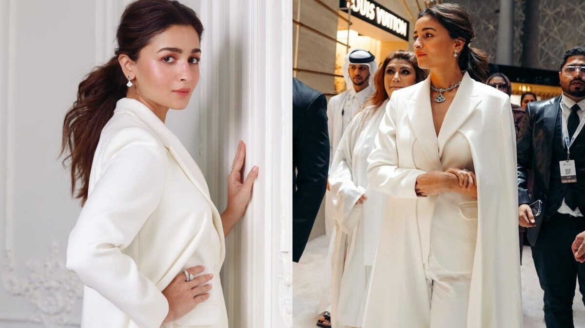 Alia Bhatt or Deepika Padukone: Who wore the white cape suit better?