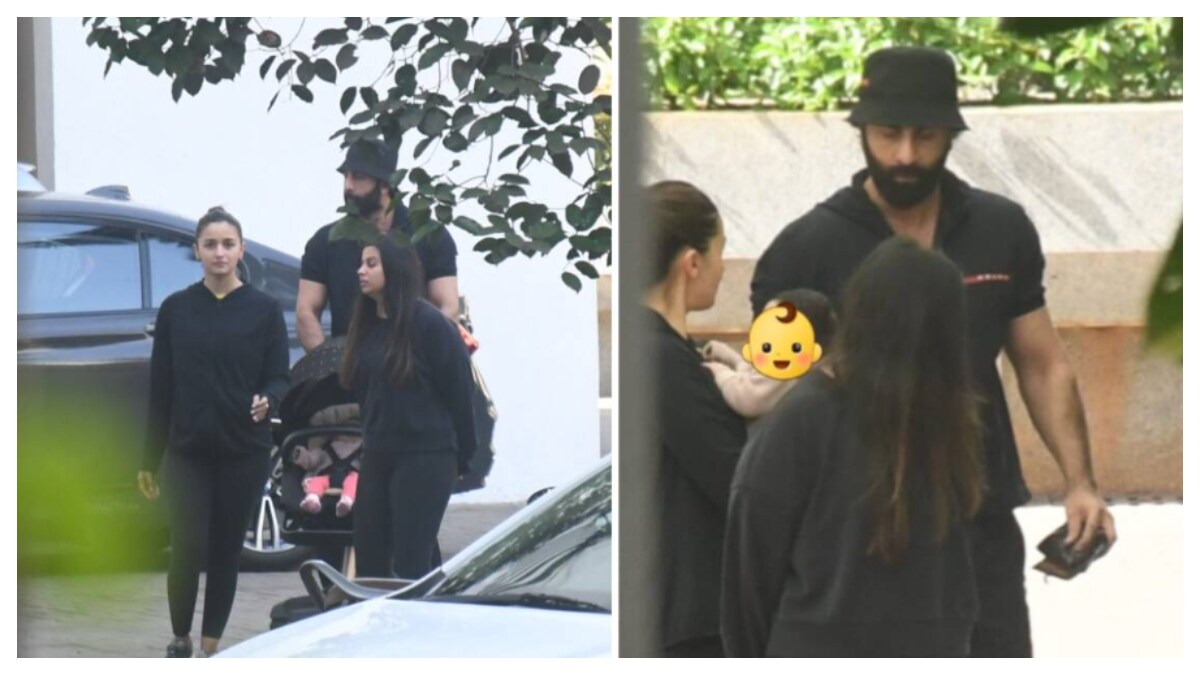 Ranbir Kapoor and Alia Bhatt's daughter Raha papped for the first time ...