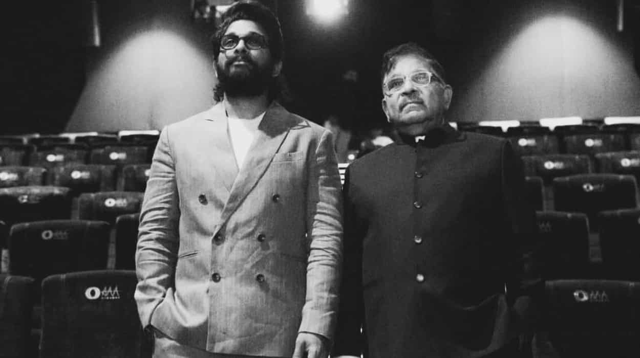 Allu Arjun Shares A Memorable Snap Of His Dad Allu Aravind On Fathers Day Calls Him The Best