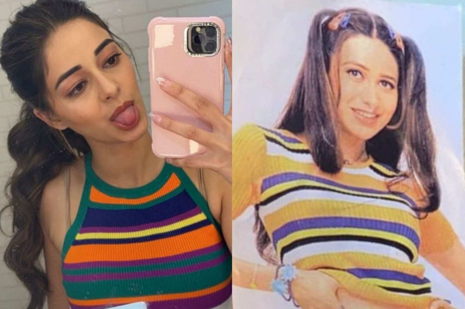 Who wore it better? Ananya Panday channels her inner Lolo as she twins ...