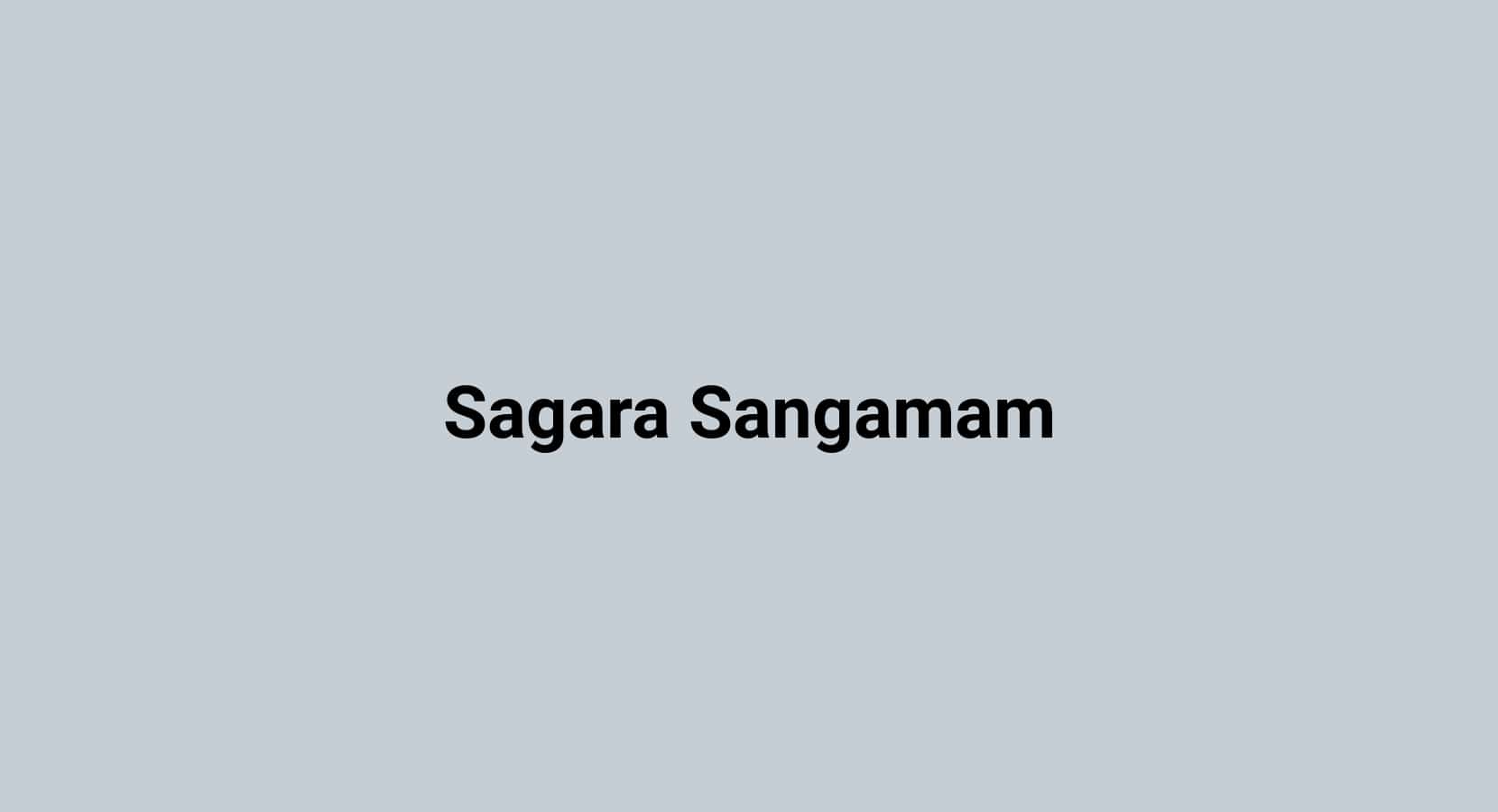 Sagara Sangamam Cast