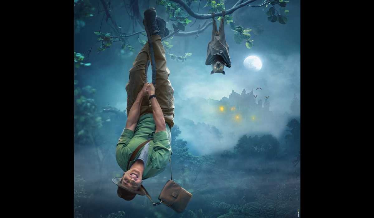 Bhooth Bangla New Poster Akshay Kumar Hangs Upside Down In Spooky