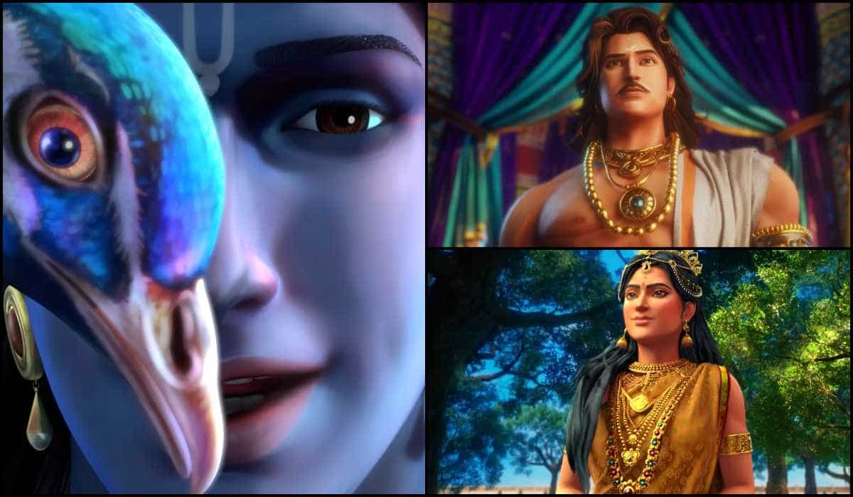 Kurukshetra: Lord Krishna introduces the Pandavas and Draupadi as ...
