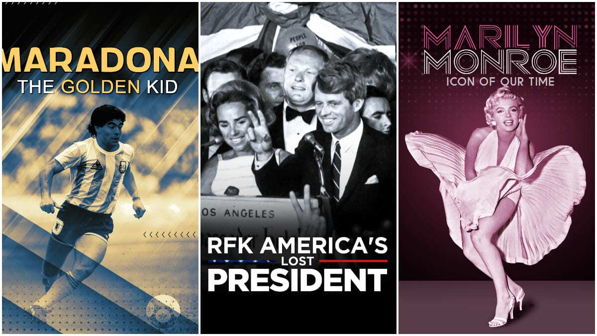 Marilyn Monroe: Icon Of Our Time to Maradona: The Golden Kid ...