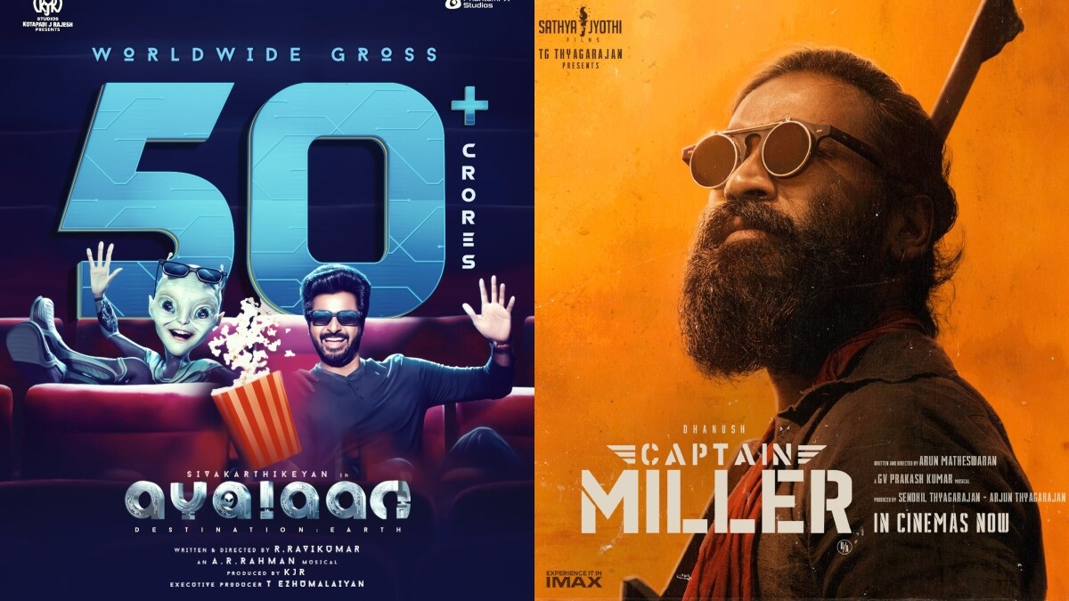 Captain Miller vs Ayalaan box office Day 5 - Dhanush's period drama ...