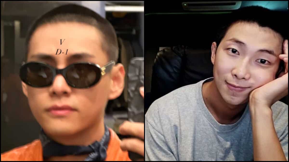 BTS' V's short hair and RM's touching words ahead of military ...