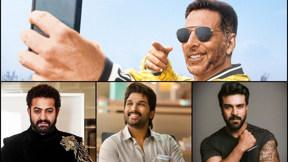 Telugu stars Allu Arjun, Ram Charan, and NTR Jr make Akshay Kumar’s 2024 comeback an uphill task ...