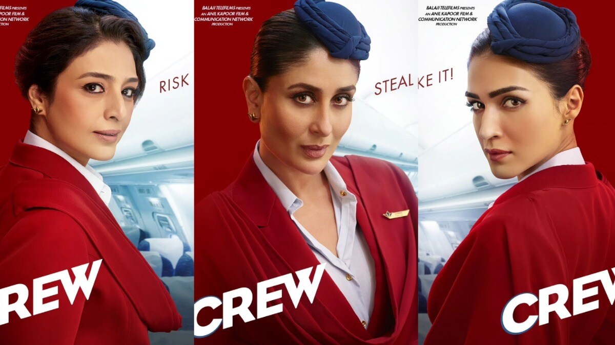 Crew first posters – Tabu, Kareena Kapoor Khan and Kriti Sanon’s film ...