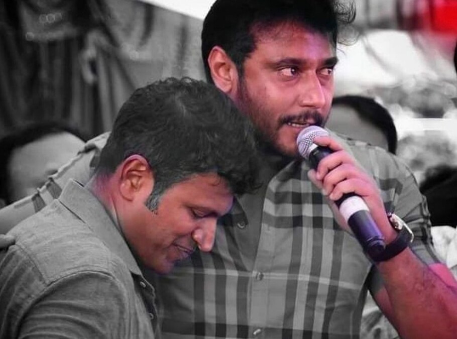 Darshan citing late Puneeth Rajkumar as example for outpouring of love ...