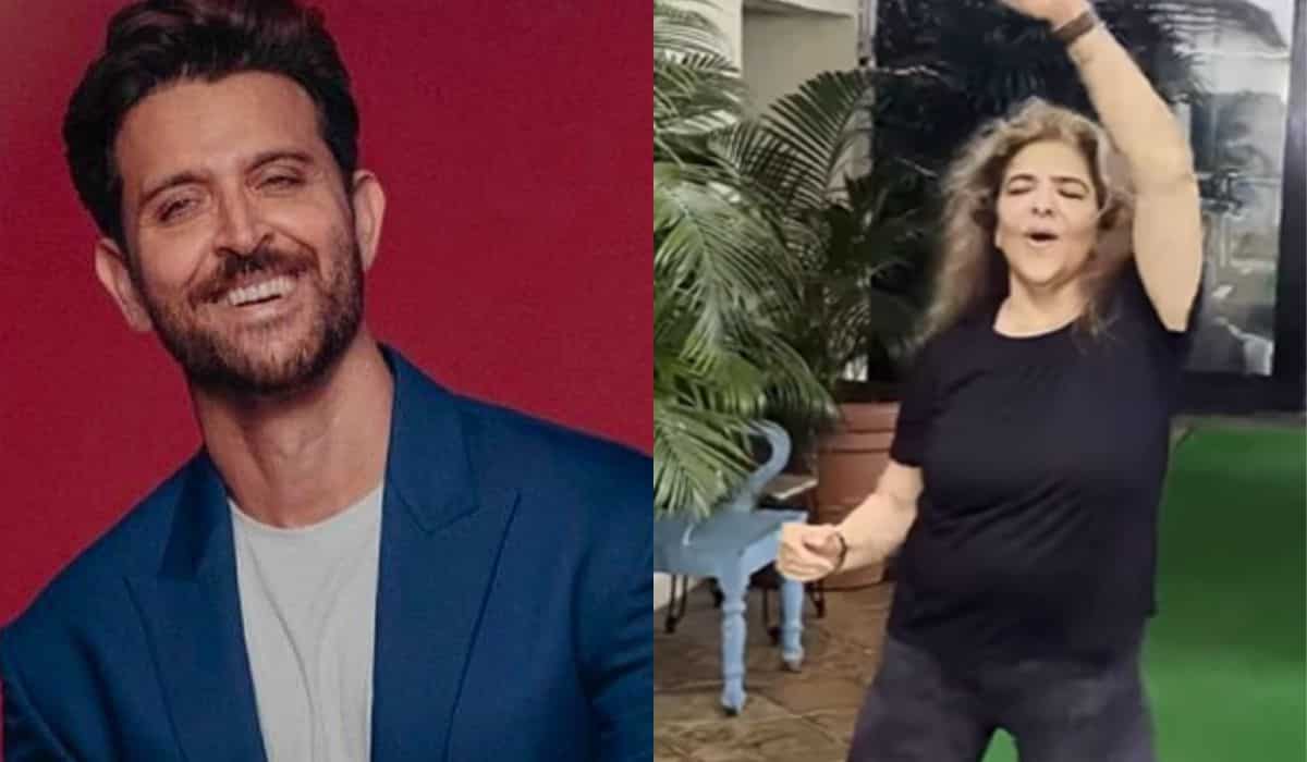 Hrithik Roshan shoots a dance video of his 70-year-old ‘supermom ...