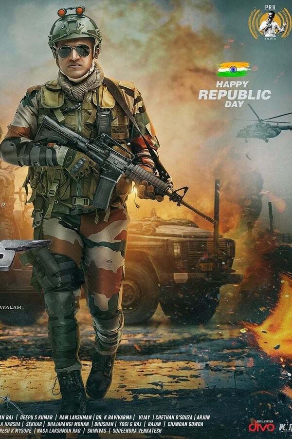 Check out the late Power Star Puneeth Rajkumar as a soldier in the ...