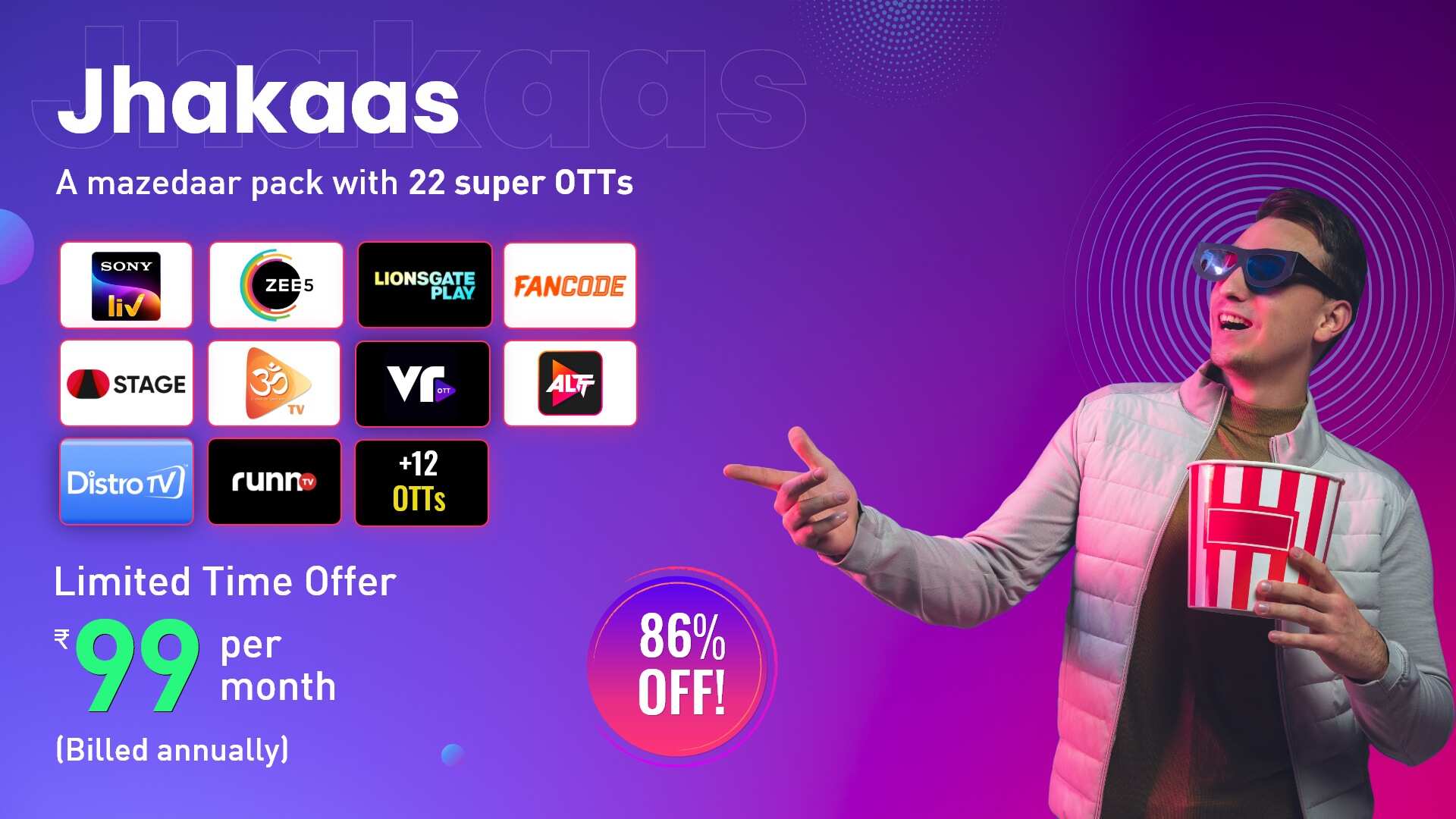 OTTplay Premium: Watch 25 OTTs in One App