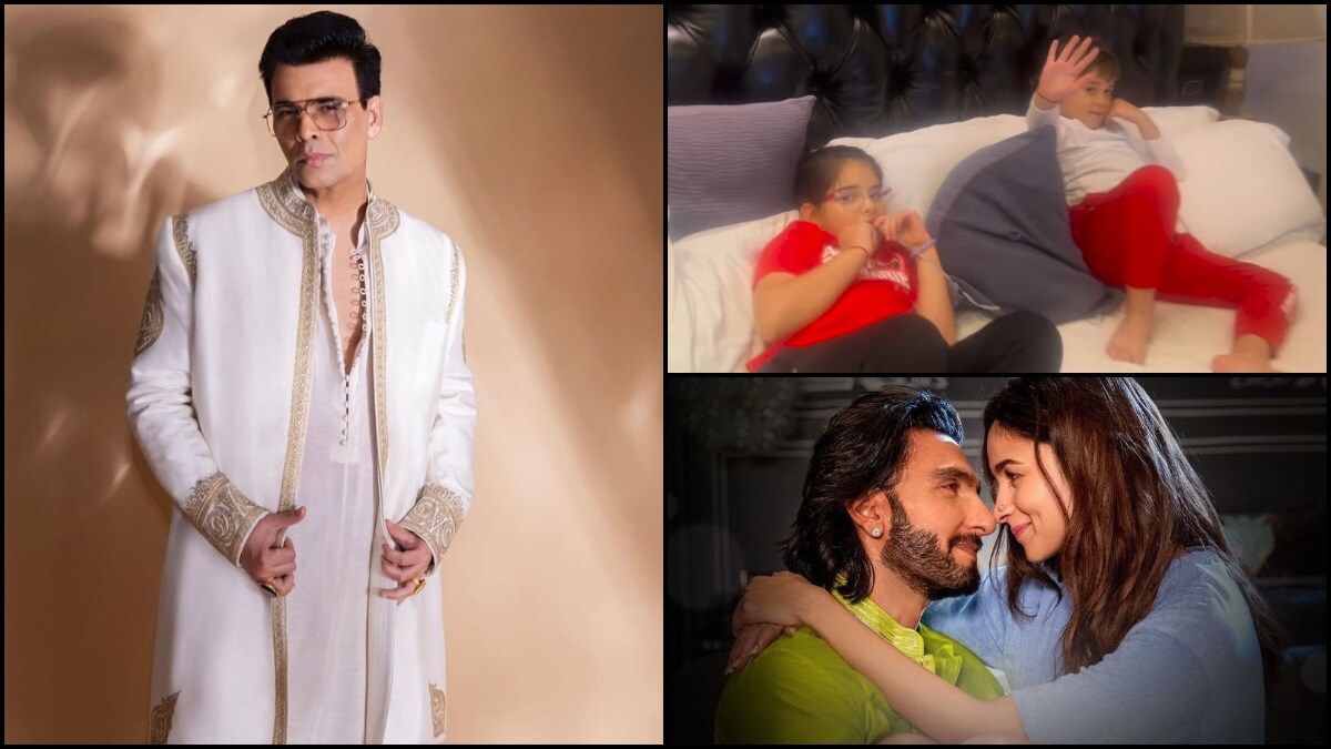 Watch: Karan Johar's kids, Roohi and Yash, are delighted by their 'Dada ...