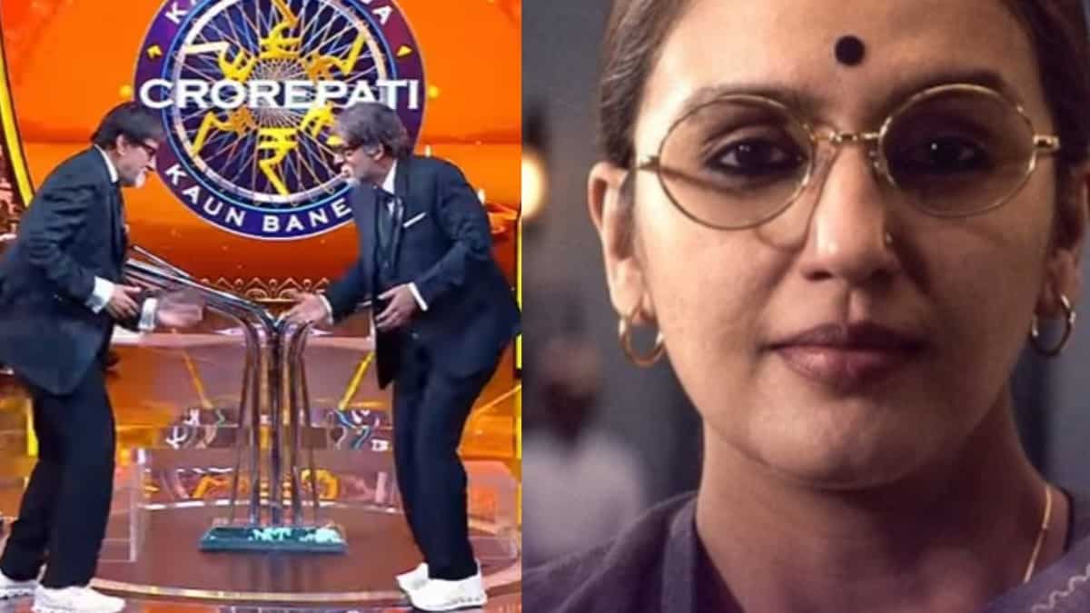 Amitabh Bachchan vs Sunil Grover as Big B duplicate on KBC 17, Maharani ...