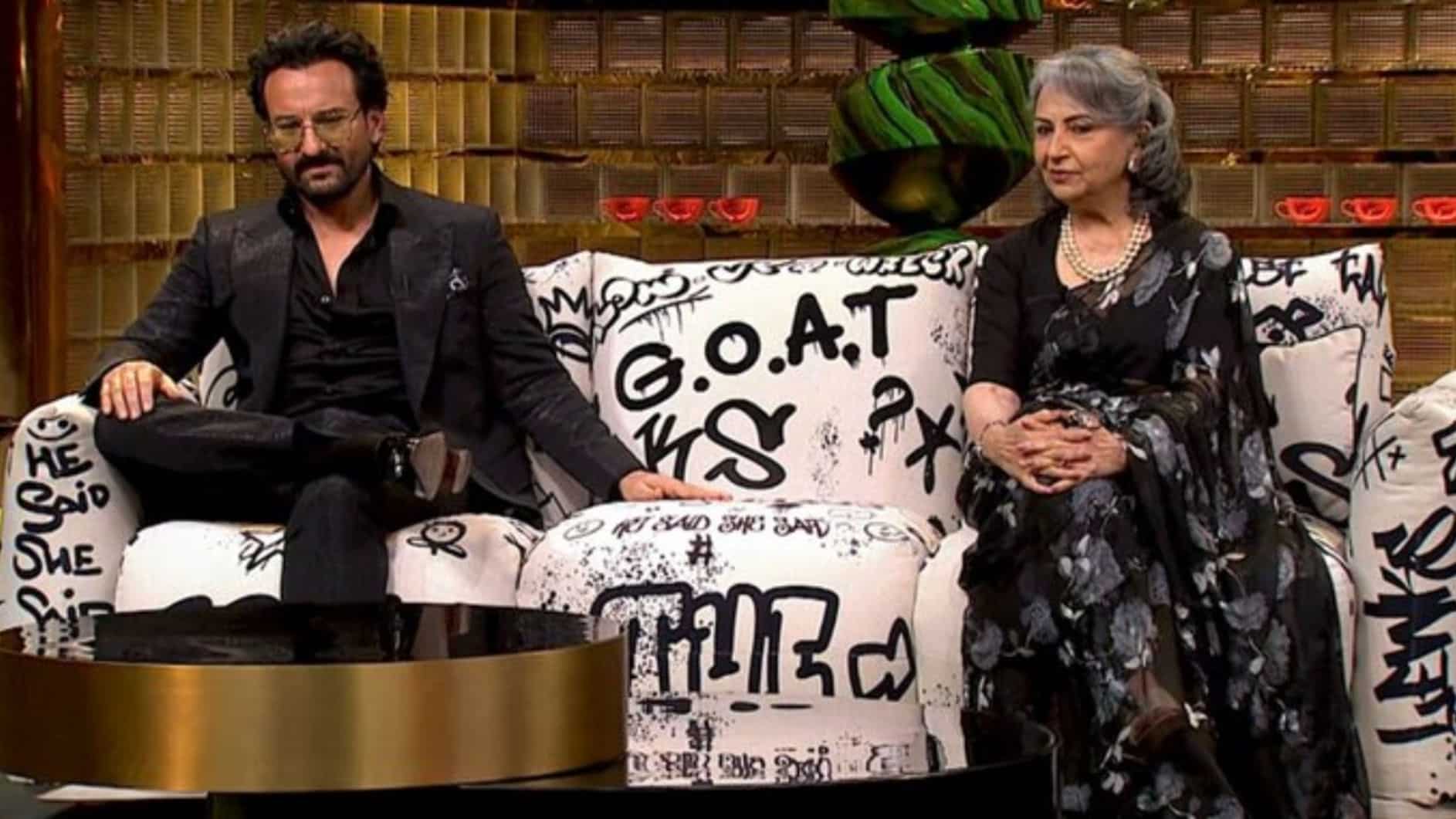 Koffee with Karan 8 ft Saif Ali Khan, Sharmila Tagore Social Media ...