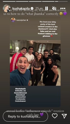 Karan Johar, Arjun Kapoor, Kusha Kapila, Tanmay Bhat, Danish Sait ... Karan Johar, Arjun Kapoor, Kusha Kapila, Tanmay Bhat, Danish Sait ...
