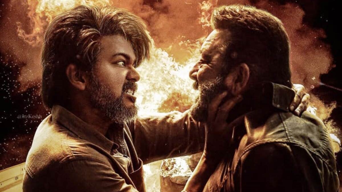 Leo Hindi poster: Thalapathy Vijay set to face off against Sanjay Dutt ...