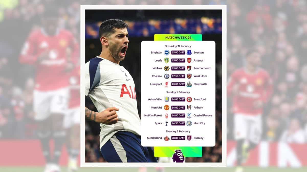 Premier League 2025-26 Week 24 Updates: Chelsea, United Produce ...