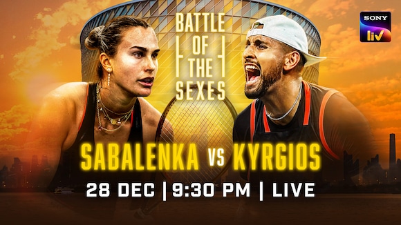 Aryna Sabalenka vs Nick Kyrgios - 28 Dec 2025 Watch Live Online On OTTplay