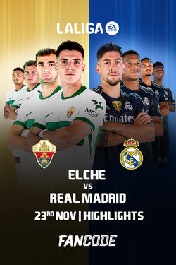 Elche CF 2-2 Real Madrid | Round 13 Watch Live Online On OTTplay