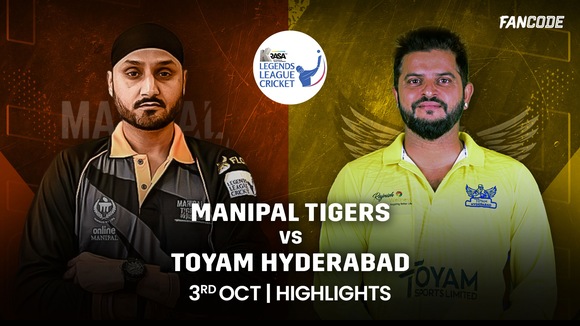Manipal Tigers beat Toyam Hyderabad in Super Over Watch Live Online On ...