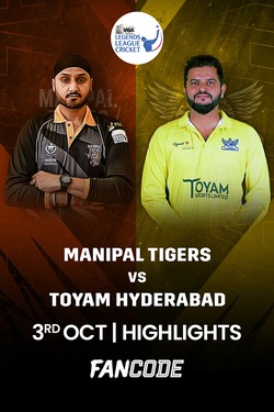 Manipal Tigers beat Toyam Hyderabad in Super Over Watch Live Online On ...