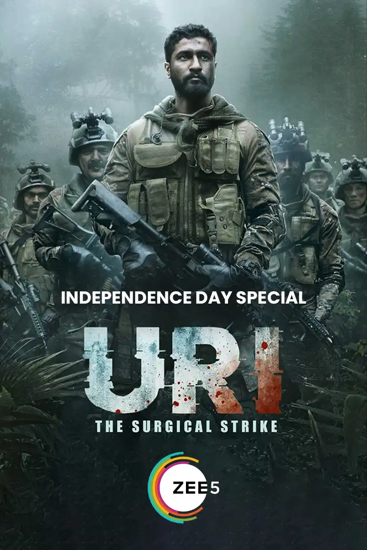 Uri: The Surgical Strike 2019 watch movie streaming online on Zee5,Vi ...