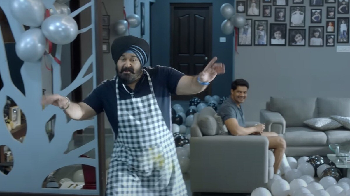 Monster: Mohanlal as Lucky Singh shakes a leg to Punjabi track Ghoom ...