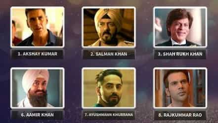 Akshay Kumar, Salman Khan, Shah Rukh Khan are the most popular male ...