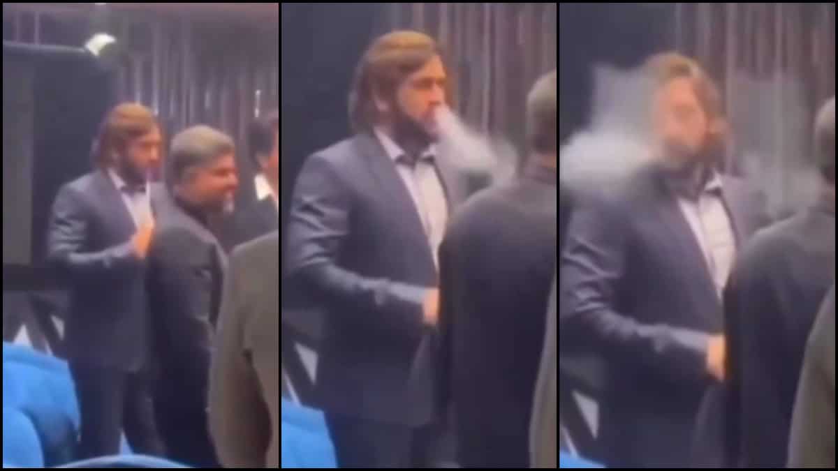 Video Of Ms Dhoni Smoking Hookah Goes Viral Look At Other Cricketers Who Smoke Or Used To