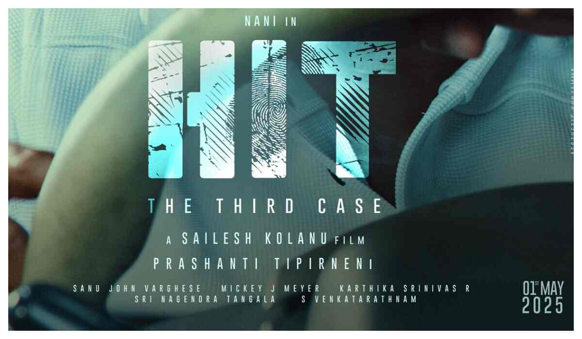 HIT3 teaser: Nani plays the baddie Arjun Sarkaar in Sailesh Kolanu's ...