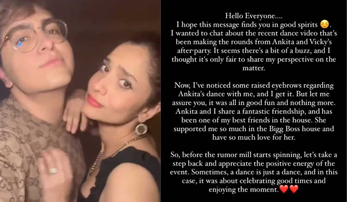 Bigg Boss 17’s Navid Sole issues a ‘clarification’ of his viral dance video with Ankita Lokhande