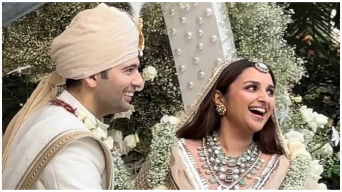 Parineeti Chopra-Raghav Chadha wedding: Bride and groom’s cool entry towards mandap has Sushant ...