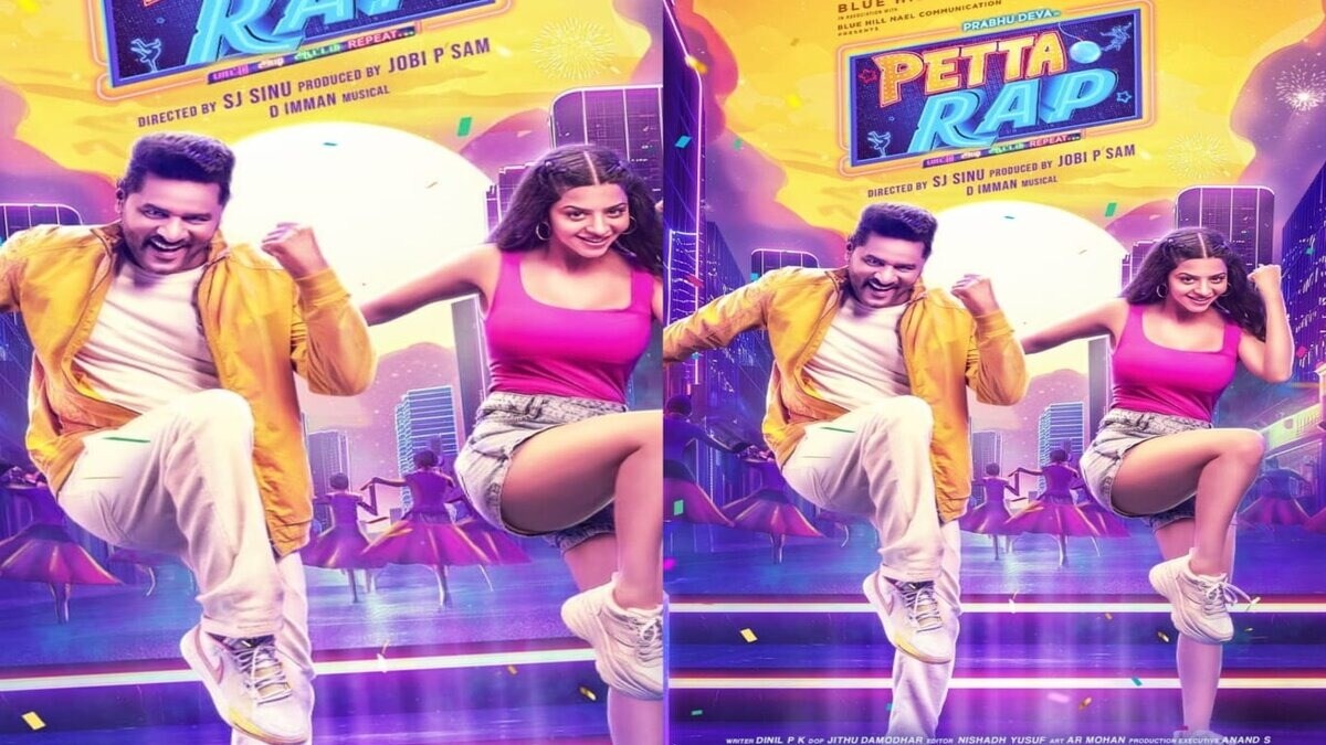 Petta Rap First-Look - Prabhu Deva and Vedhika look ravishing in latest ...