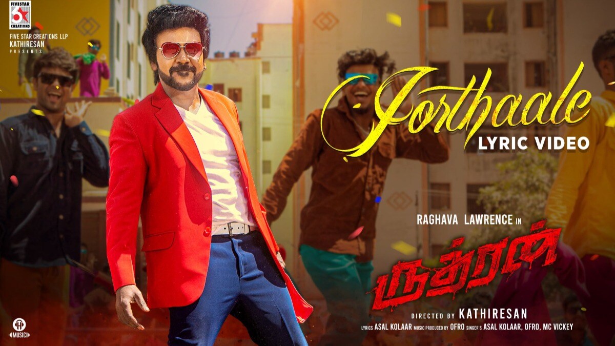Rudhran: Raghava Lawrence's dance number Jorthaale clocks 6 million ...