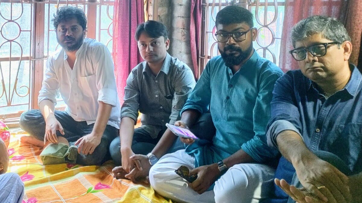 Rahul, Joyraj Bhattacharjee, and Biplab Bandyopadhyay meet 'slain ...