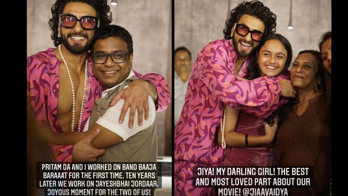PHOTOS: Jayeshbhai Jordaar actor Ranveer Singh shares sweet messages ...