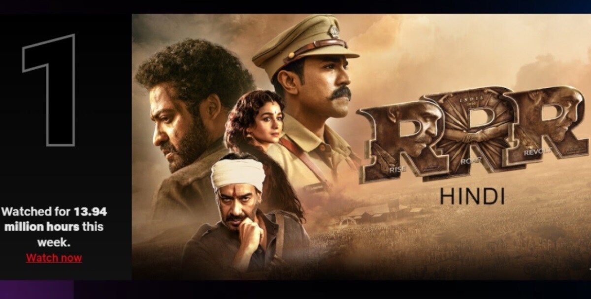 RRR: The Rajamouli directorial is trending at numero uno position in ...