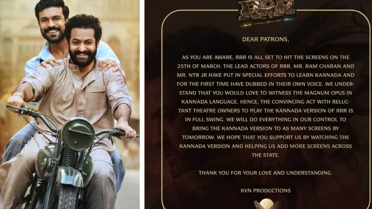 RRR Karnataka distributors: Convincing reluctant theatres owners to ...