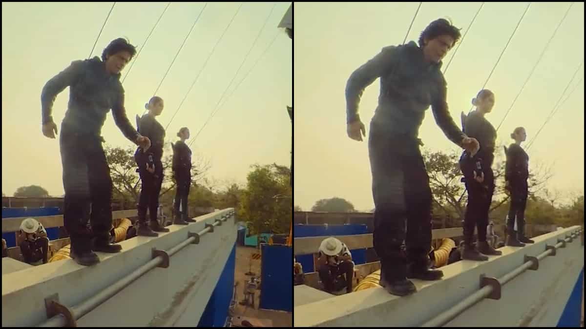 Jawan BTS: Action director Ferdi Fischer shares a glimpse of Shah Rukh ...