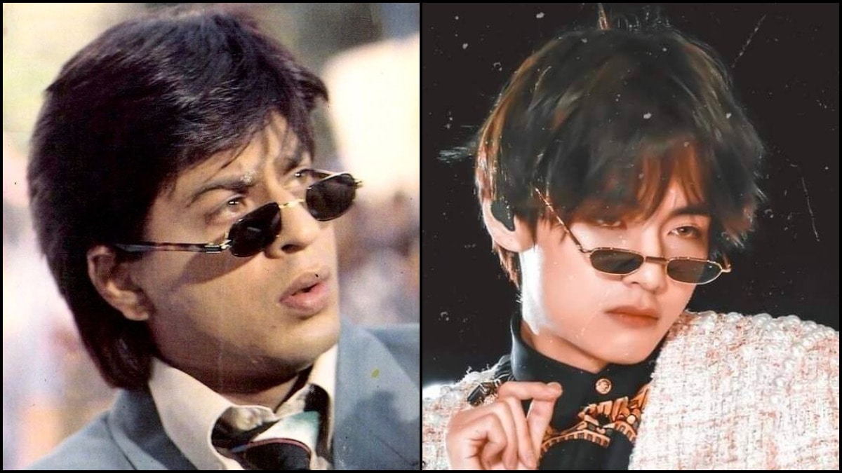 BTS' V, the Korean SRK? Times Kim Taehyung posed like Shah Rukh Khan