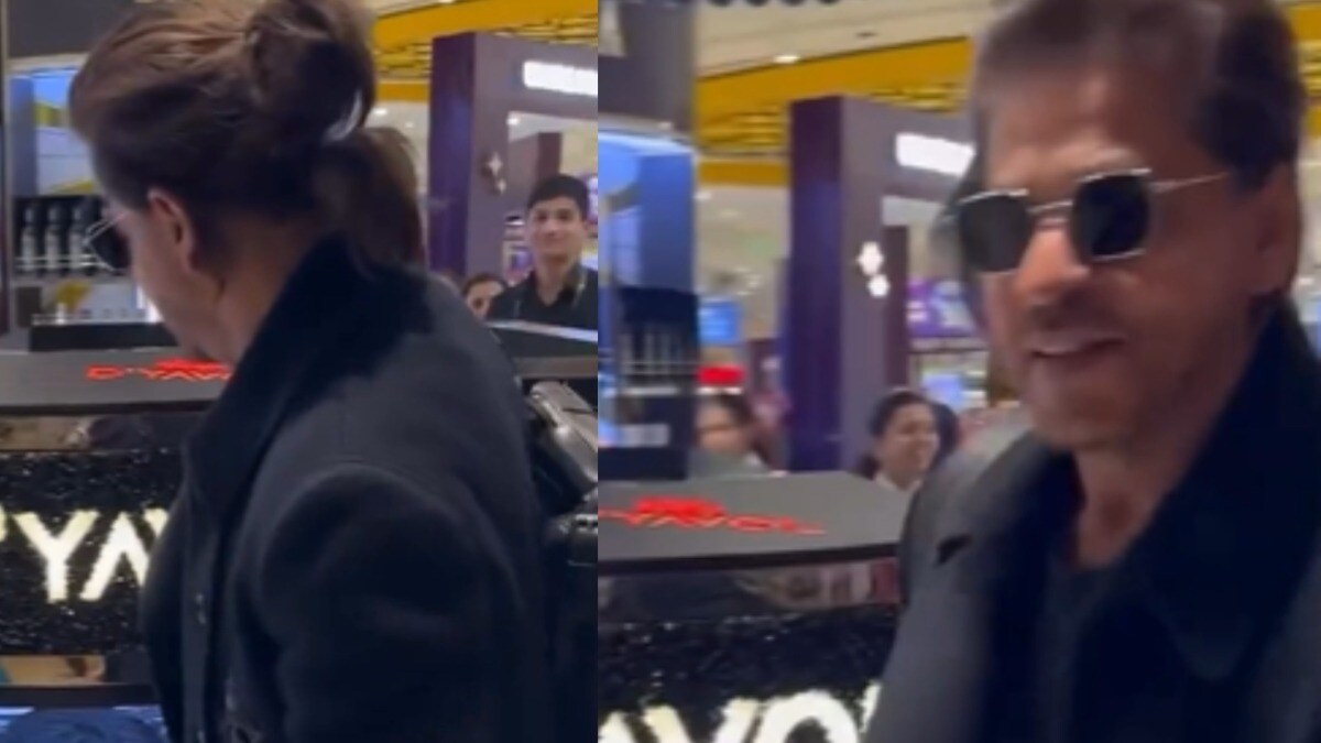 Shah Rukh Khan’s reaction on seeing himself shirtless at the airport is ...