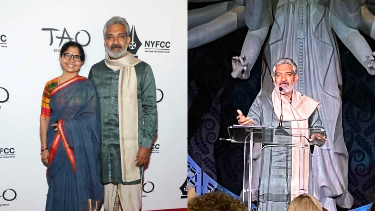 RRR: SS Rajamouli receives the Best Director award bestowed by New York ...
